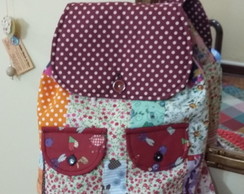 Mochila em patchwork | Elo7 Produtos Especiais