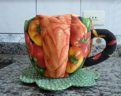 Xicara em Patchwork | Compre Produtos Personalizados no Elo7