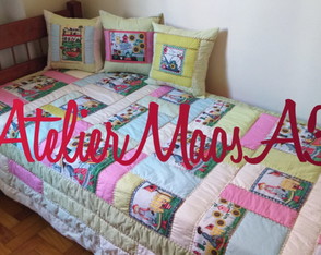 ROSELENE COLCHAS PATCHWORK ( ATELIER MÃOS À 3 ) (@roselenecolchaspatchwork)