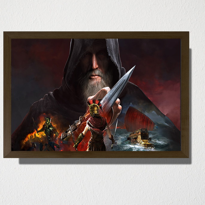 Quadro A3 Assassins Creed Odyssey Elo7 Produtos Especiais
