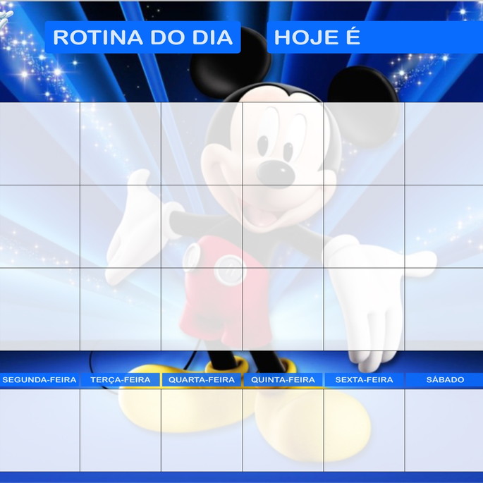 Quadro Rotina Diária Infantil Imantado Elo7 Produtos Especiais