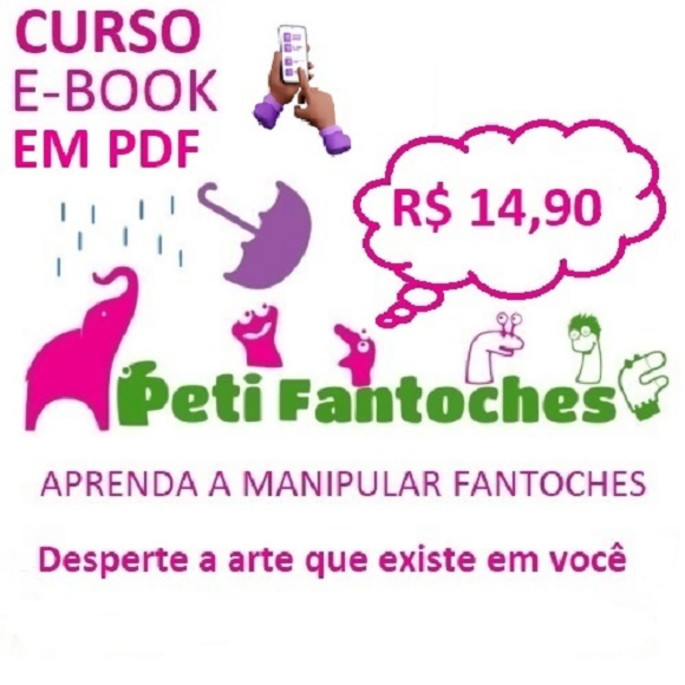Curso Aprenda Manipular Fantoches | Elo7 Produtos Especiais Curso Aprenda Manipular Fantoches | Elo7 Produtos Especiais
