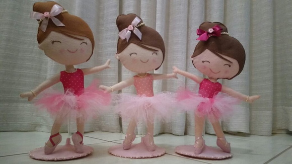 Trio De Bailarinas Loja Amoraateliê Elo7 Produtos Especiais