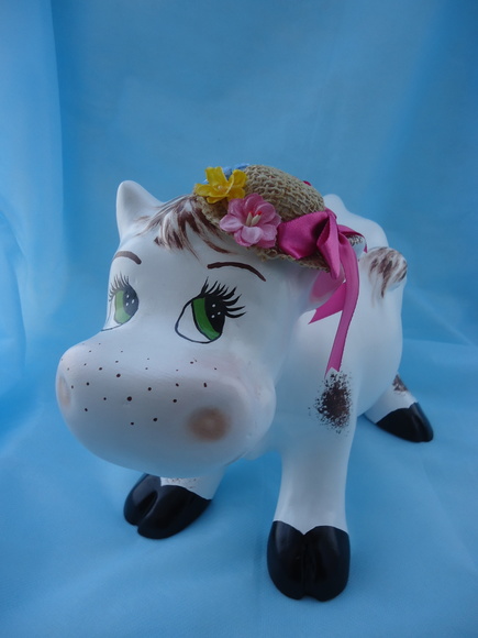 Vaca Mimosa no Elo7 | Na Garagem Artesanato (982913)