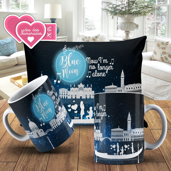 Kit Lua Azul | Loja AnaB Personalizados | Elo7 Produtos Especiais