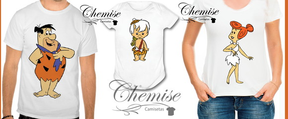 Camiseta FamÍlia Os Flintstones Elo7 Produtos Especiais