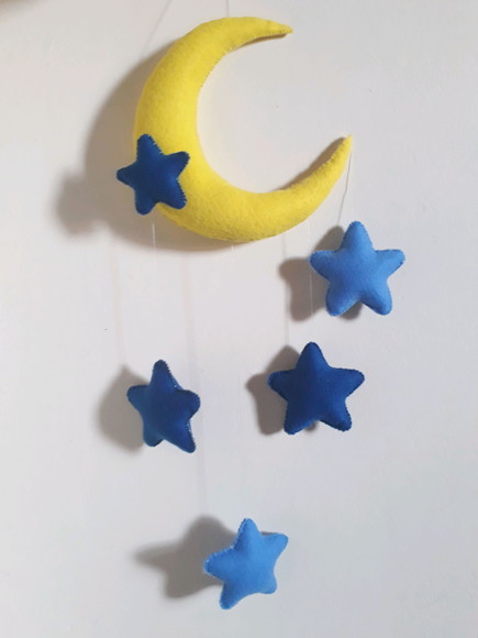 Móbile Lua e estrelas | Elo7 Produtos Especiais