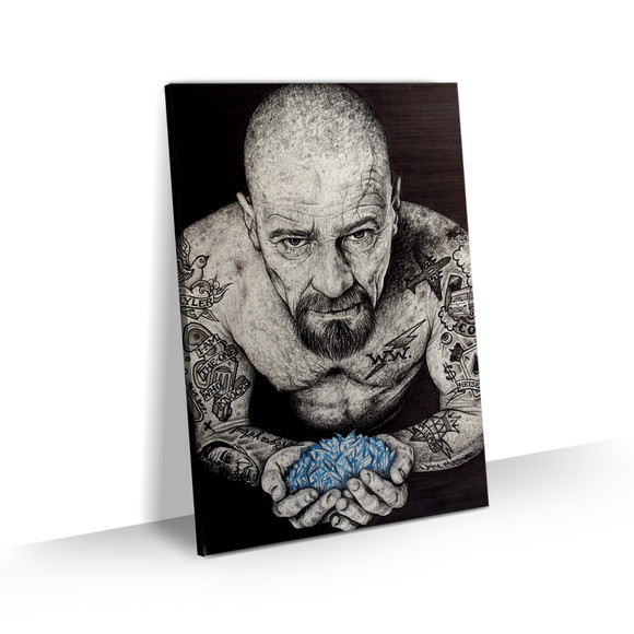 Quadro Breaking Bad Walter White Heisenberg Tatuado T0161 Elo7