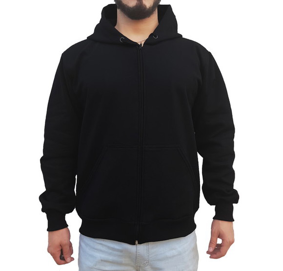 Moletom Com Ziper Feminino Jaqueta De Ziper Agasalho Preto Elo7