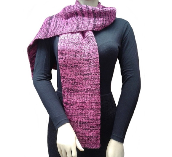 Cachecol de lã mesclado várias cores | Elo7 Produtos Especiais