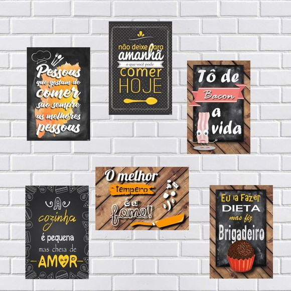 Kit 10 Placas Decorativas Mdf Personalizadas 20x28 Cm Elo7