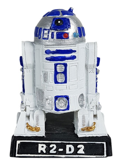 R2 D2 Robo Star Wars Boneco Estatueta Resina | Produtos Elo7 R2 D2 Robo Star Wars Boneco Estatueta Resina | Produtos Elo7