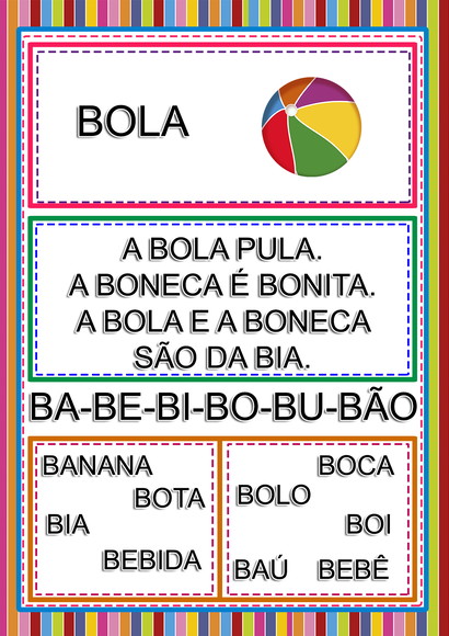 Fichas de Leitura Caderno Letra Bastao Colorido Pdf111 | Elo7 Fichas de Leitura Caderno Letra Bastao Colorido Pdf111 | Elo7