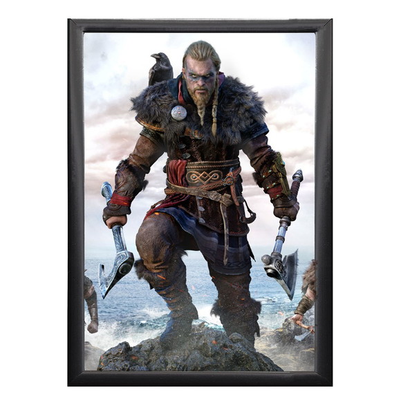 Quadro Decorativo A4 Assassins Creed Game Jogo Gamer Elo7