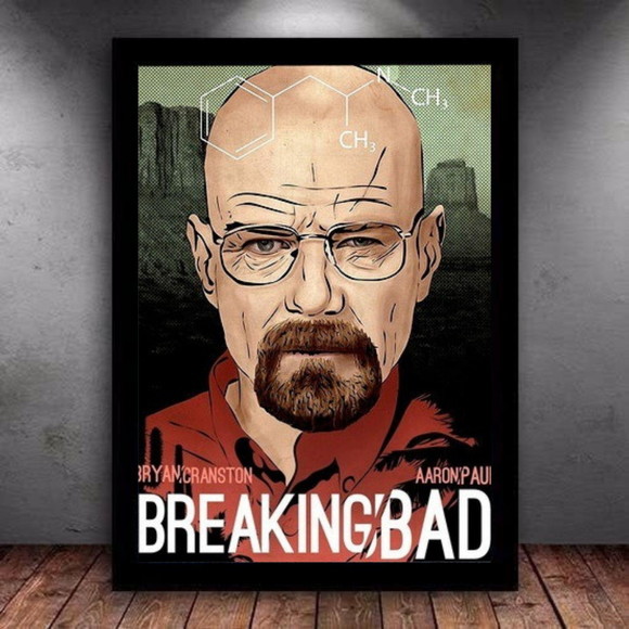 Quadro Decorativo Walter White Breaking Bad Elo7