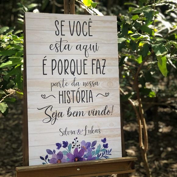 Placa Se Você Está Aqui É Porque Faz Parte Da Nossa História