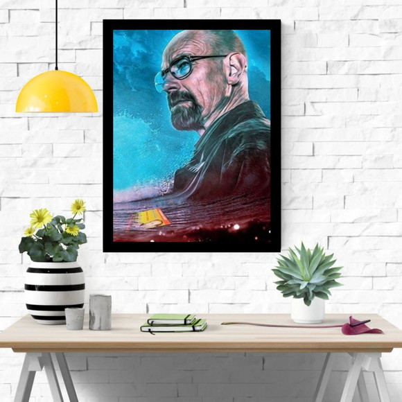 Quadro A3 White Walter Breaking Bad Elo7 Produtos Especiais