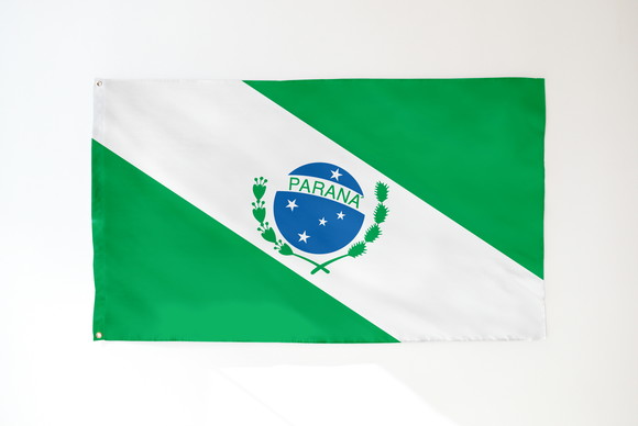Bandeira Estado Paraná Dupla Face 145x85 Cm Poliéster No Elo7 New
