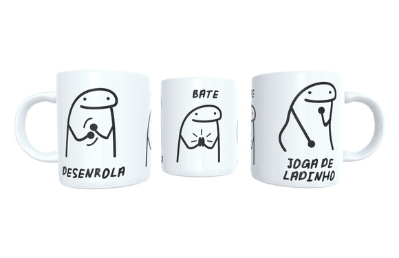 Caneca Personalizada Flork Desenrola Bate Joga De Ladinho