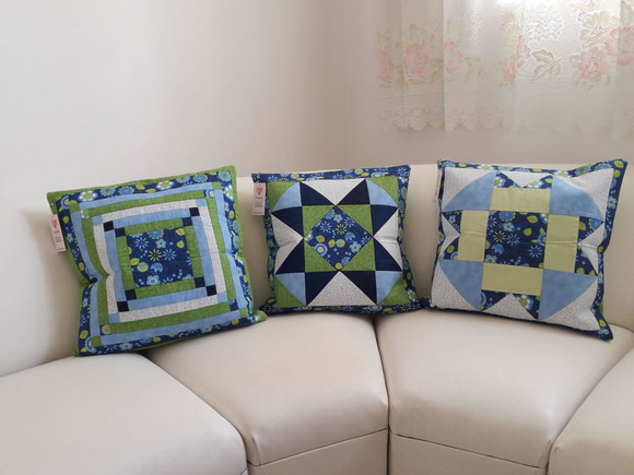 Conjunto de Capa para Almofadas de Patchwork | Elo7