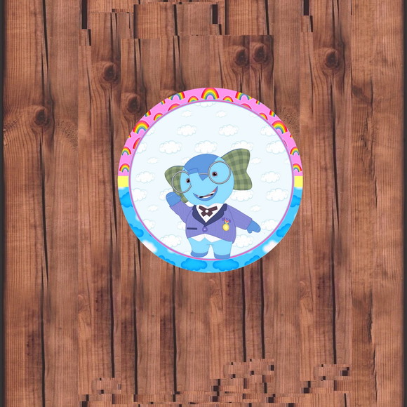 Topper de Doces Rainbow Ruby 50 Unidades | Elo7