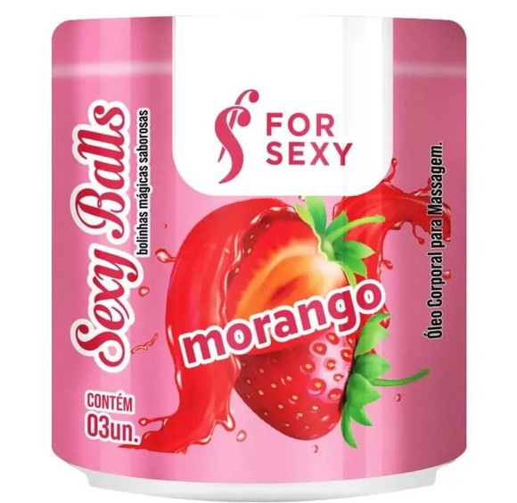 Sexy Balls Beijáveis Com 3 Unidades For Sexy Elo7