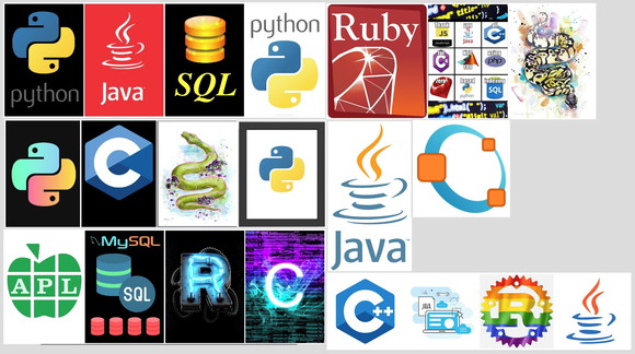 Quadro Linguagens De Programação Programador Python Java Sql