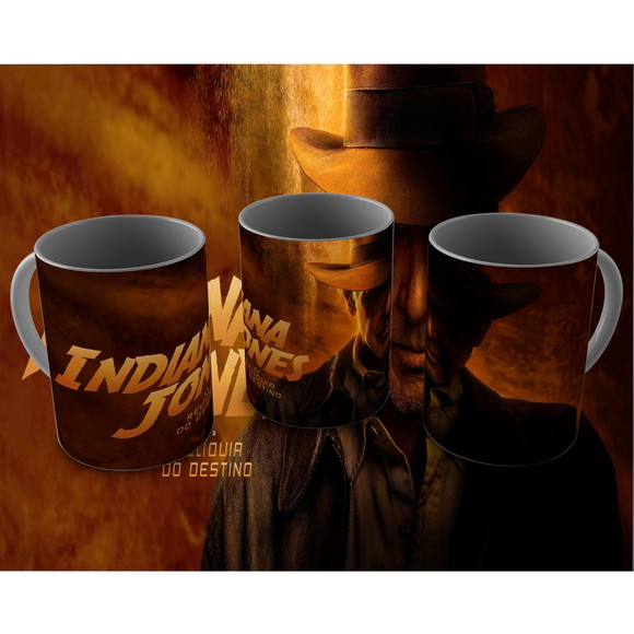 Caneca Indiana Jones Porcelana Filmes Mod 02 | Produtos Elo7 Caneca Indiana Jones Porcelana Filmes Mod 02 | Produtos Elo7
