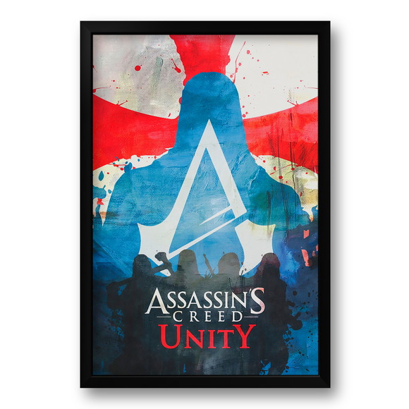Quadro Game Assassins Creed Unity 40x60cm Elo7