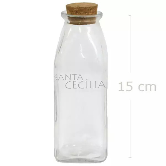 Garrafa de Vidro c/ Tampa Rolha 330ml - 2886 | Elo7 Garrafa de Vidro c/ Tampa Rolha 330ml - 2886 | Elo7