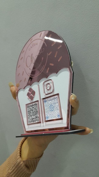 Placa Qr-code Cupcake | Elo7 Produtos Especiais