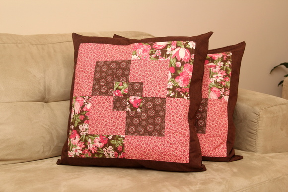 Almofada em patchwork | Elo7 Produtos Especiais