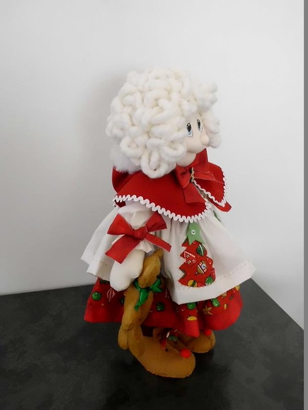 Boneca De Pano MamÃe Noel Elo7 Produtos Especiais