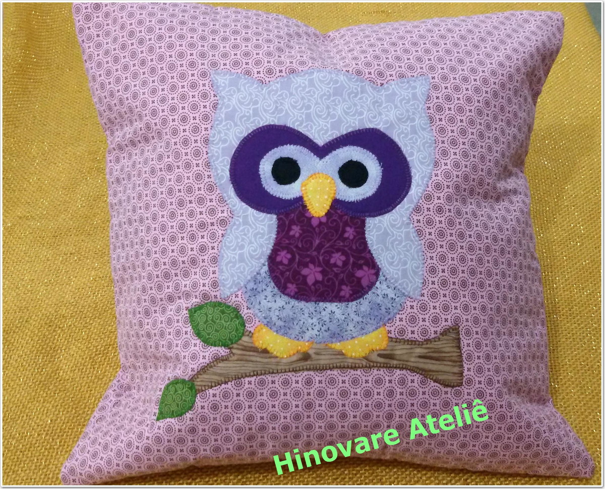 Almofada coruja patchwork | Elo7 Produtos Especiais