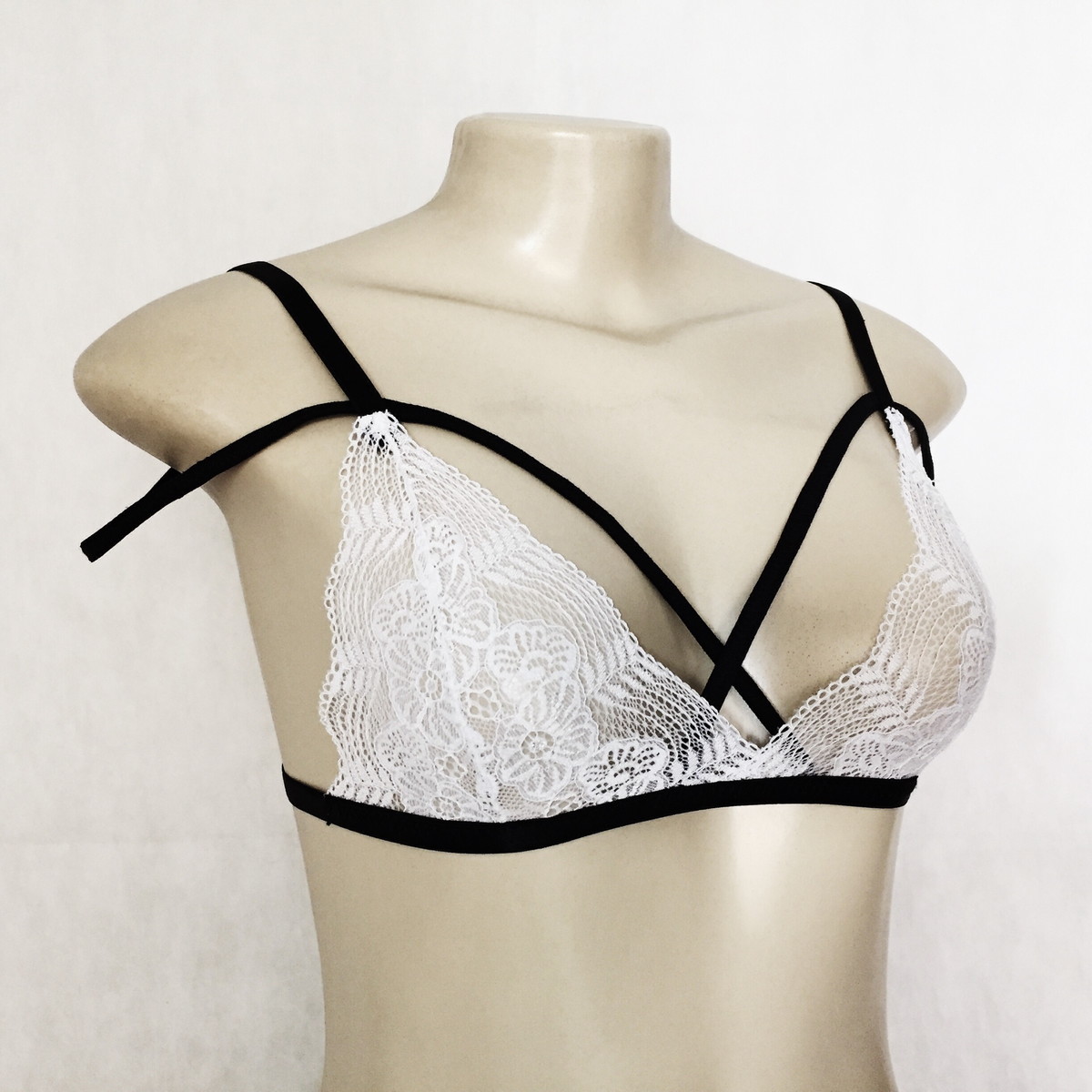 Sutiã Strappy Renda Margarida Elo7 Produtos Especiais