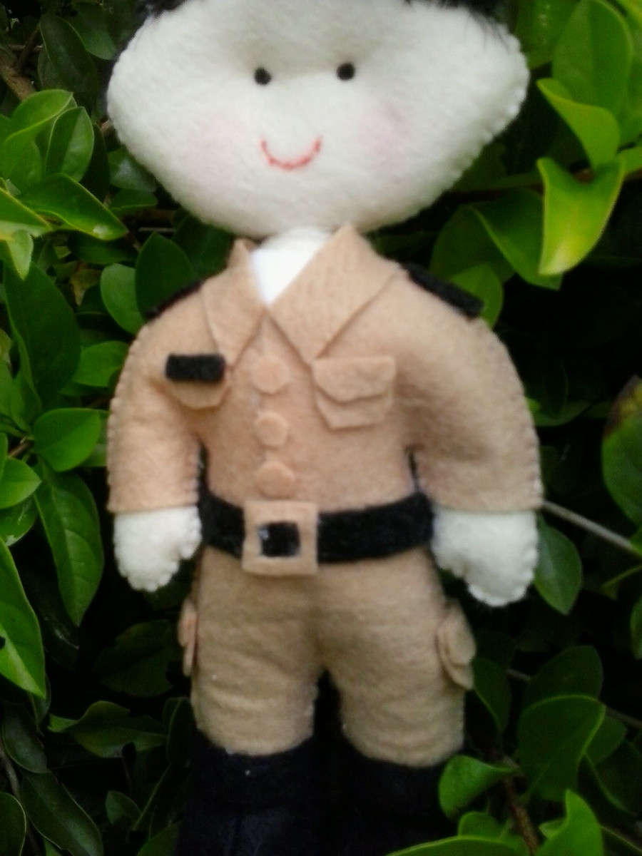 Boneco Da Polícia Elo7 Produtos Especiais