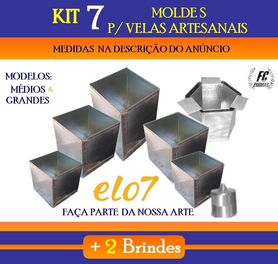 Molde para velas (kit 7 modelos) | Elo7 Produtos Especiais Molde para velas (kit 7 modelos) | Elo7 Produtos Especiais