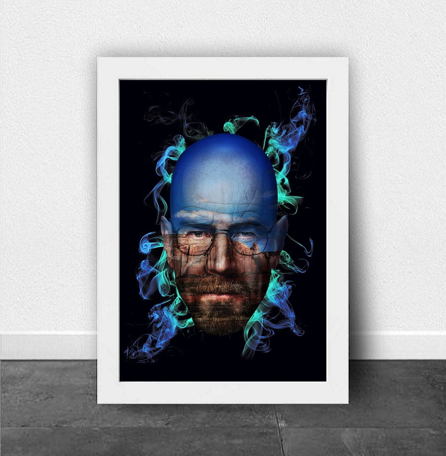 Quadro Poster Breaking Bad Walter White Elo7