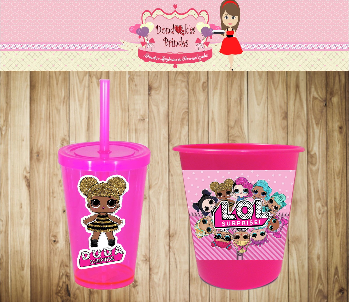 Balde De Pipoca Copo Shake Lol Surprise Elo7