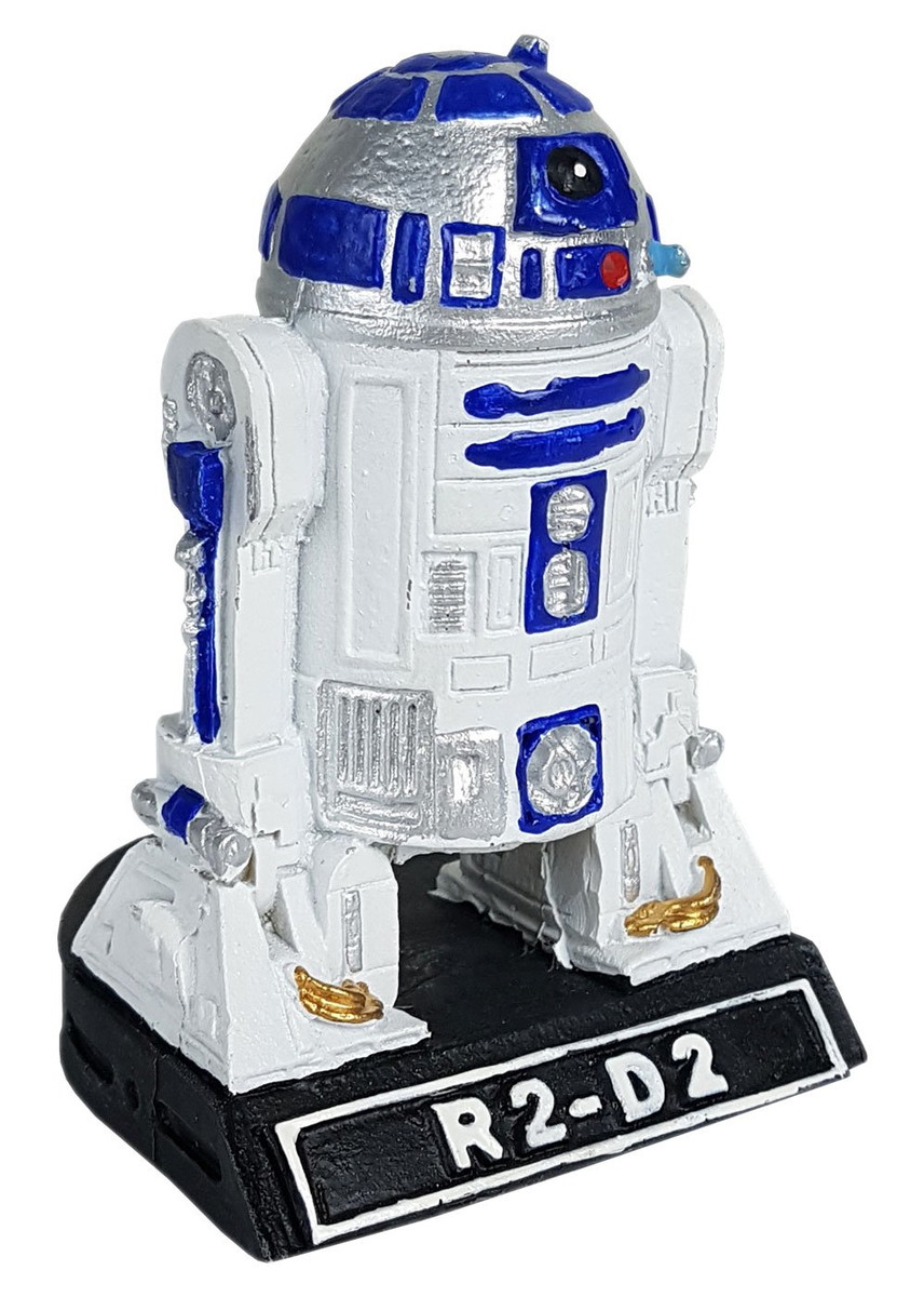 R2 D2 Robo Star Wars Boneco Estatueta Resina no Elo7 | 9Flor (EAF9A6) R2 D2 Robo Star Wars Boneco Estatueta Resina no Elo7 | 9Flor (EAF9A6)