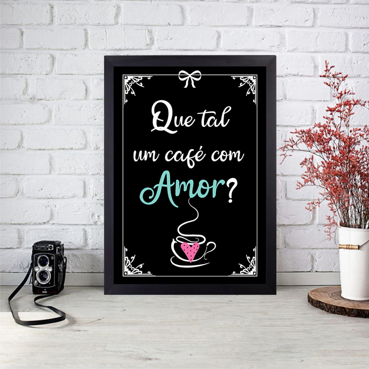 Quadro Moldura A4 Decorativa - Frase - Cozinha | Elo7 Quadro Moldura A4 Decorativa - Frase - Cozinha | Elo7