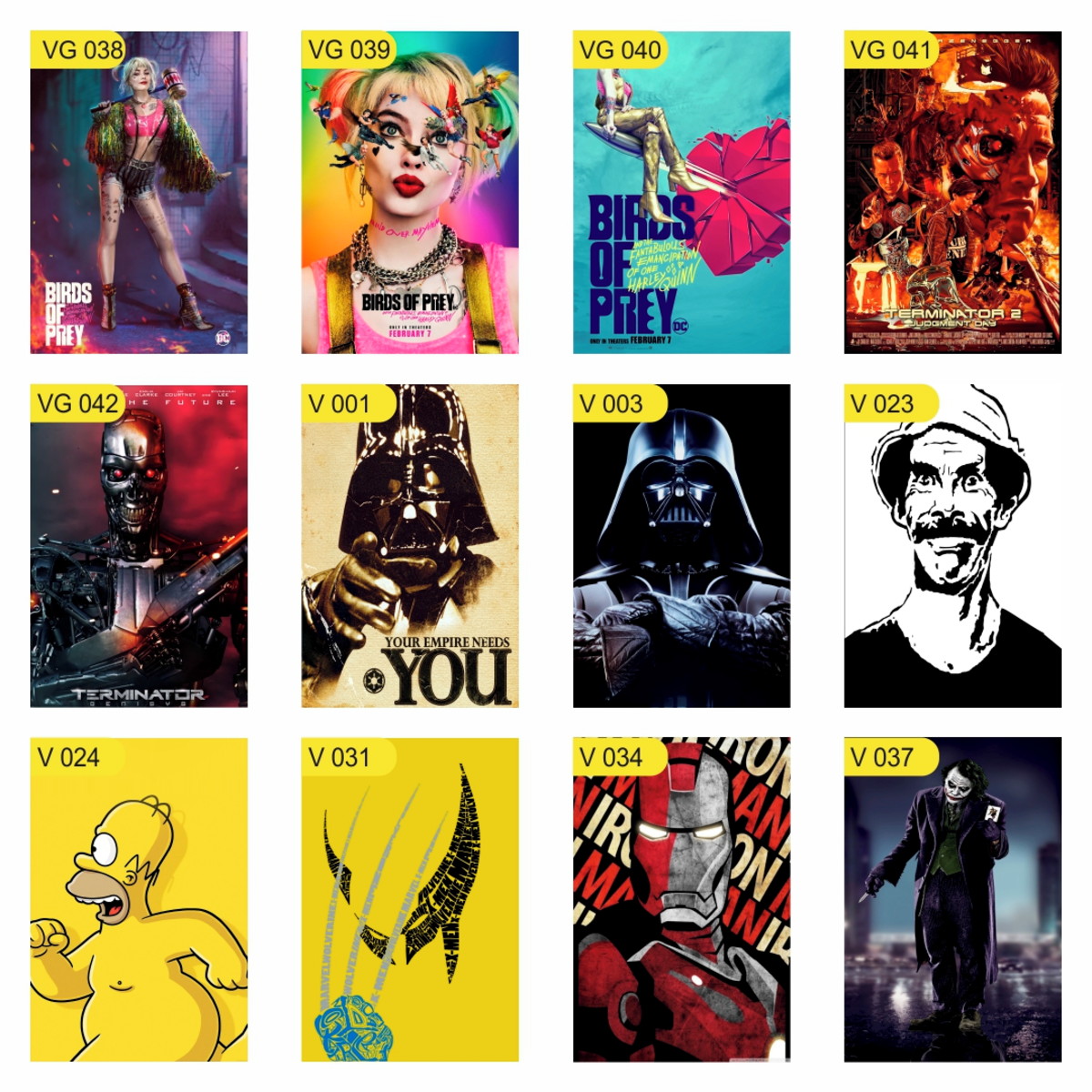 Kit 10 Placas Decorativas Geek Em Mdf 20x30cm Vertical No Elo7 T800