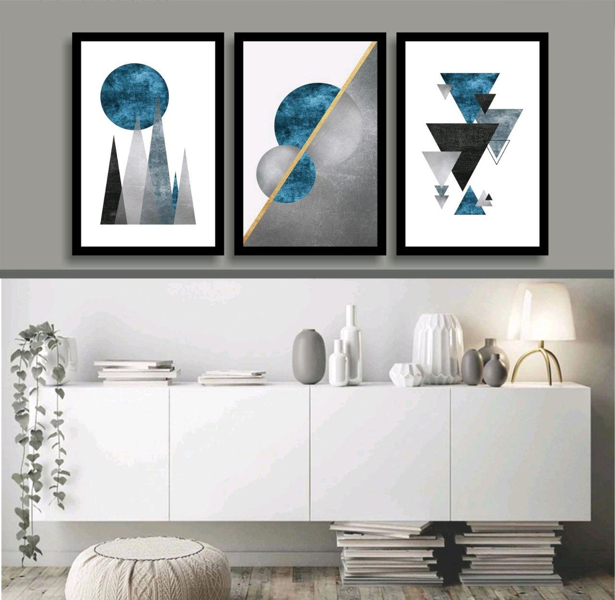 Kit De Quadro Decorativo Geométrico Elo7 Produtos Especiais
