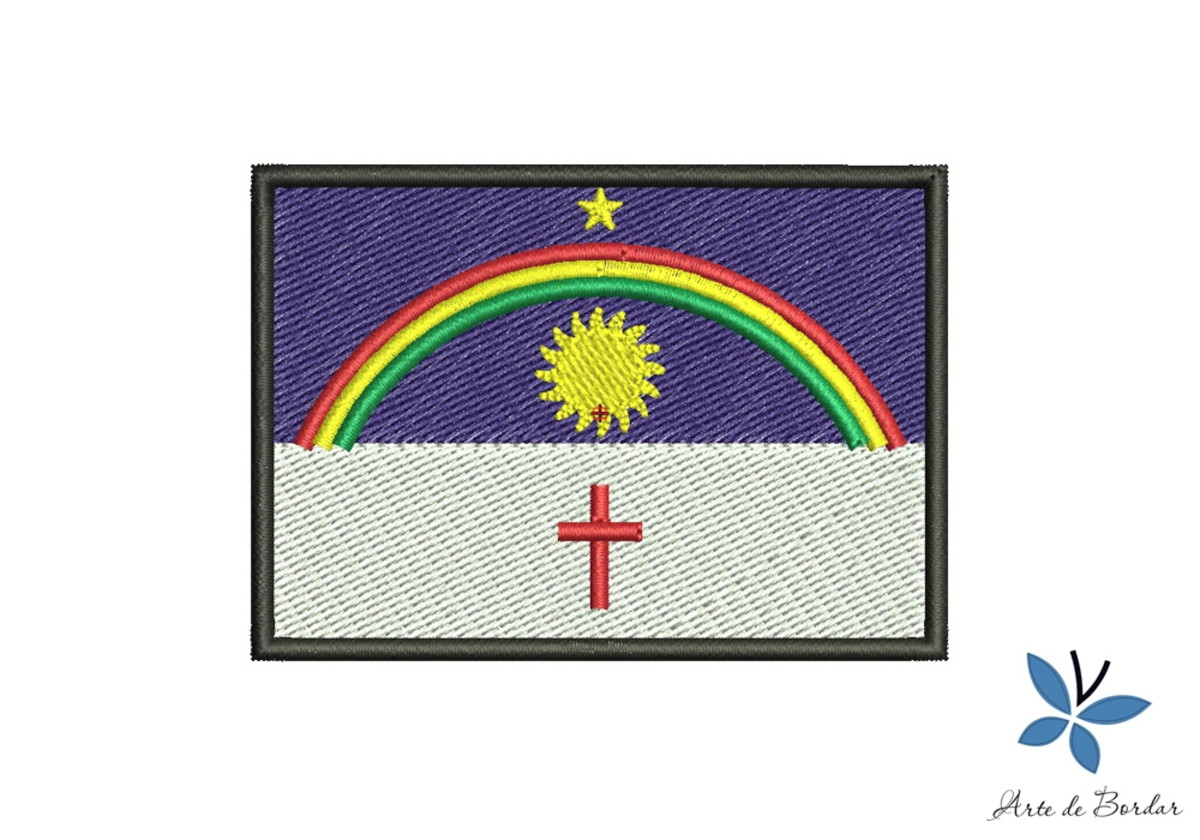Matriz De Bordado Bandeira Pernambuco Elo7 Produtos Especiais