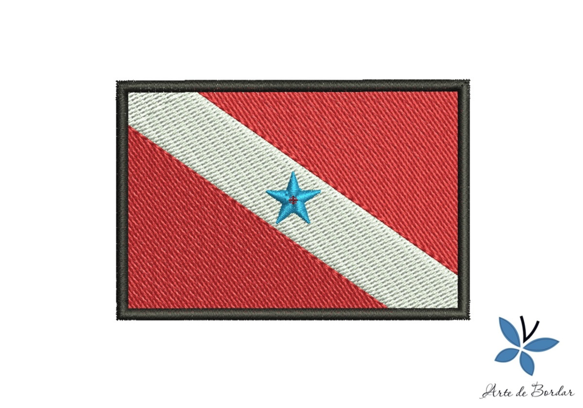 Matriz De Bordado Bandeira Pará Elo7 Produtos Especiais