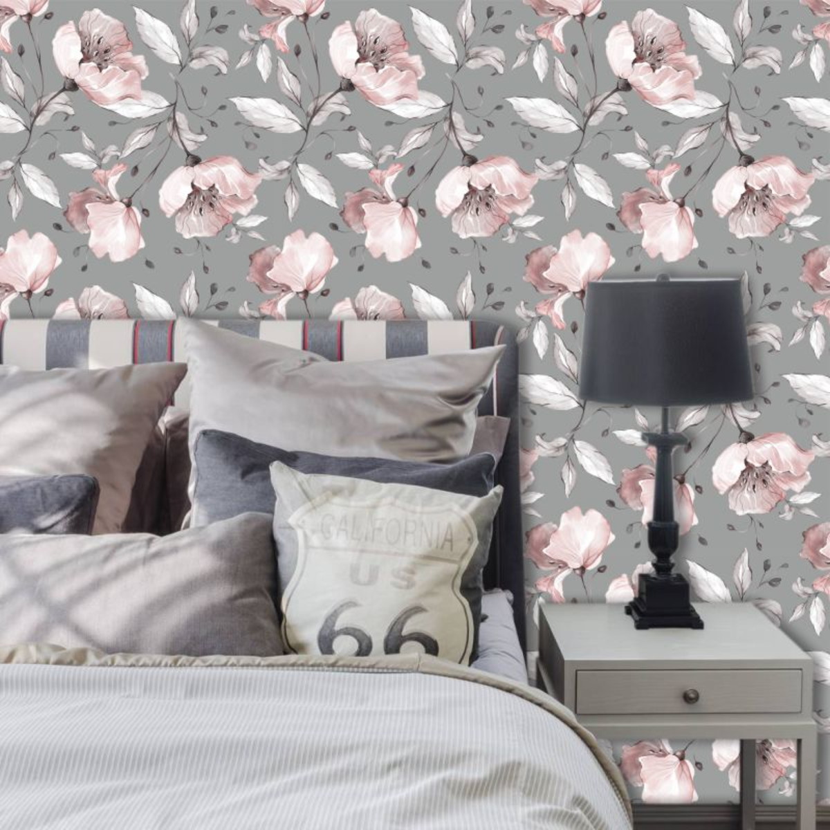 Papel De Parede Autocolante Floral Annie 250 Elo7
