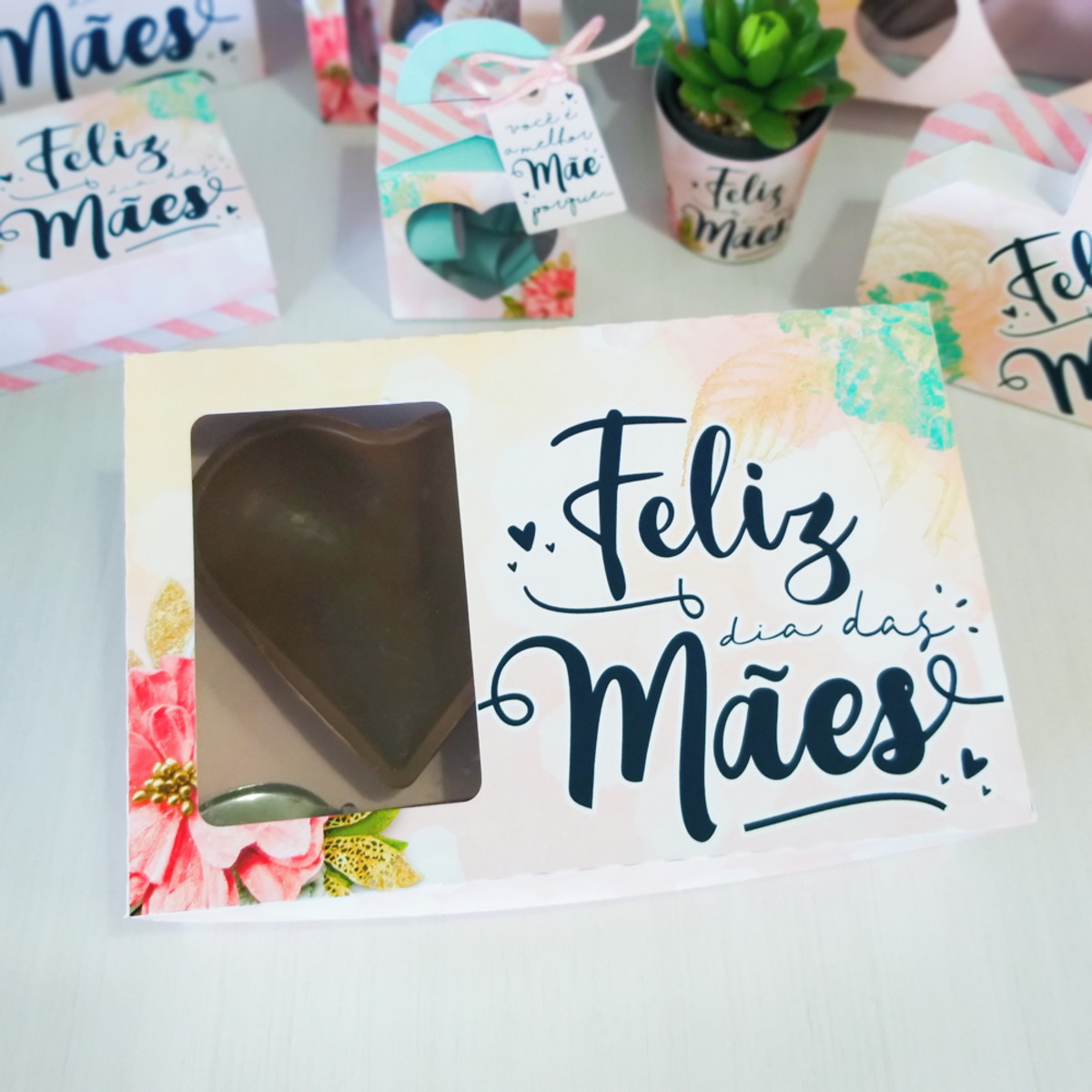 Caixa Coração Dia Das Mães Elo7 Produtos Especiais