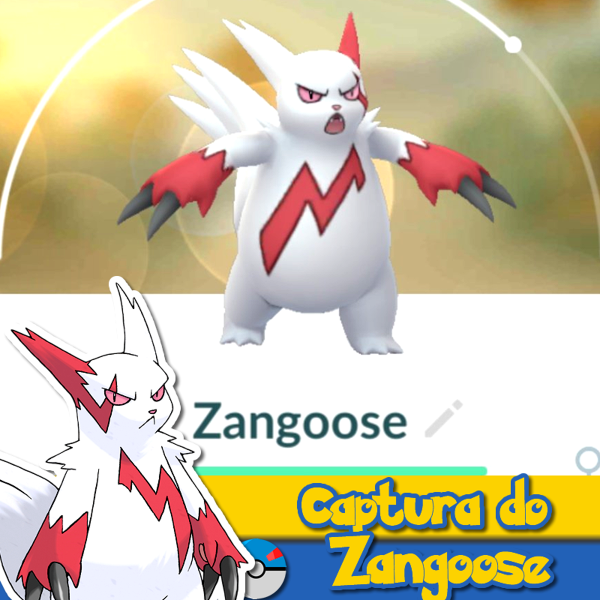Zangoose Pokémon Go Loja Pokémart Elo7 Produtos Especiais