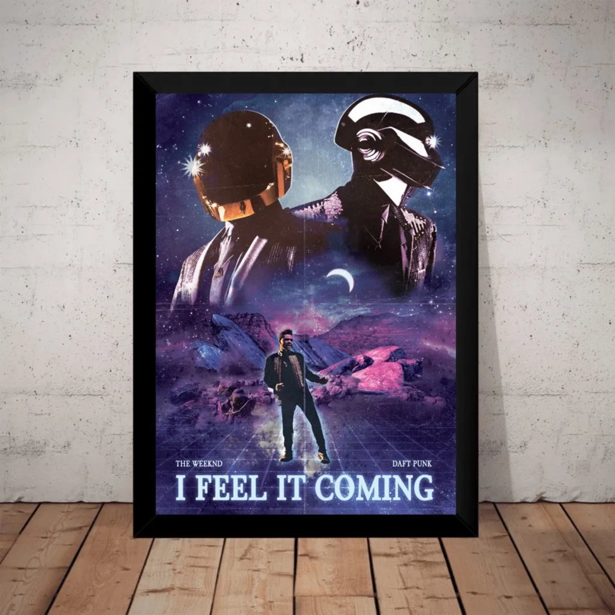 Quadro The Weeknd I Feel It Coming Ft Daft Punk Arte No Elo7