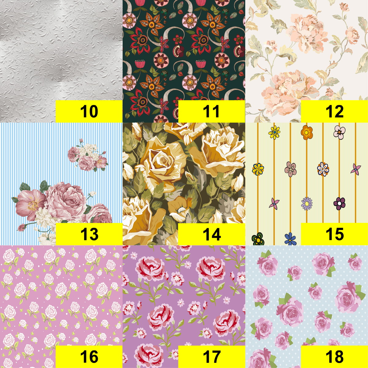 Papel De Parede Floral Realista Autocolante Elo7